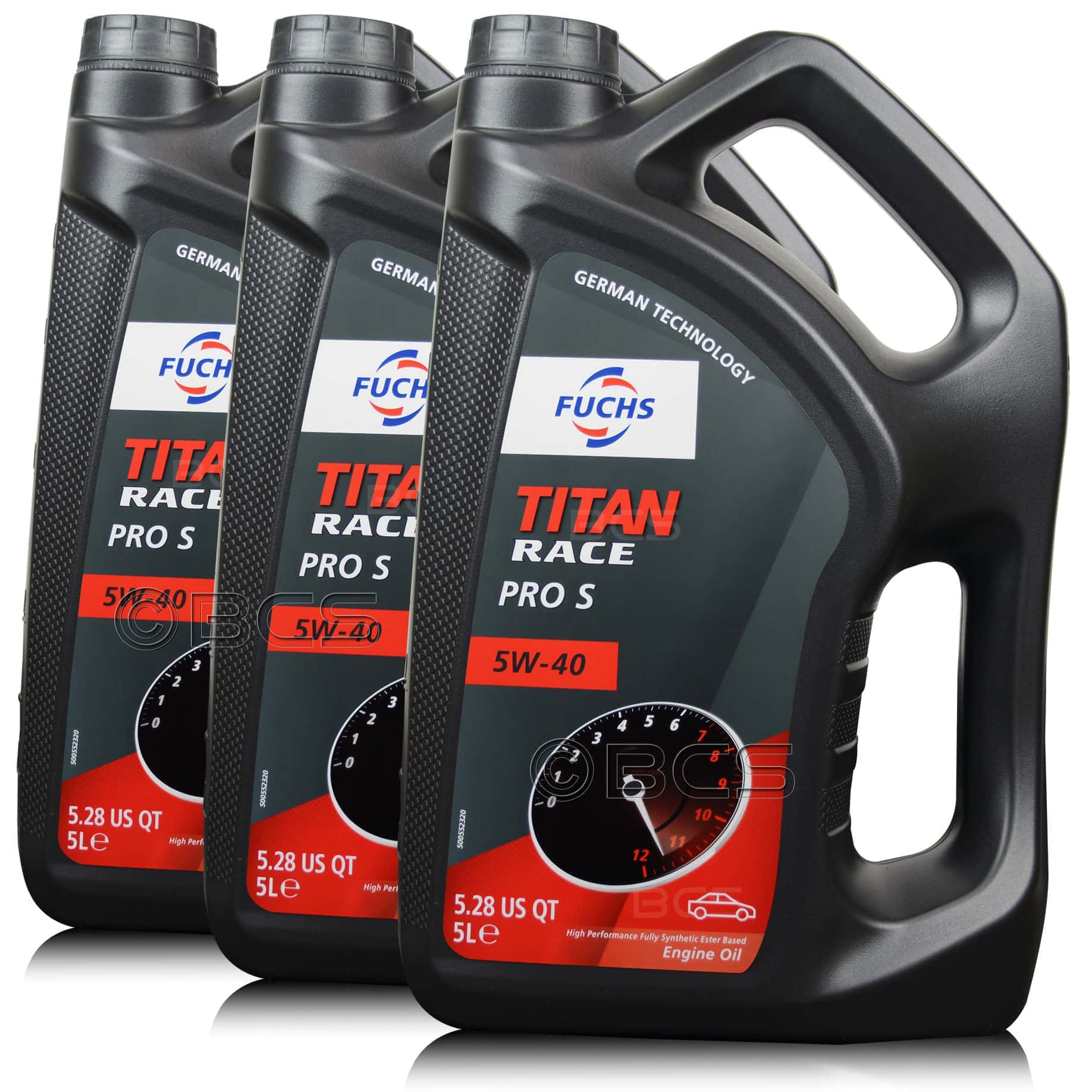 FUCHS TITAN RACE PRO S 5W40 - OLEJ SILNIKOWY - 15 litrów ZESTAW