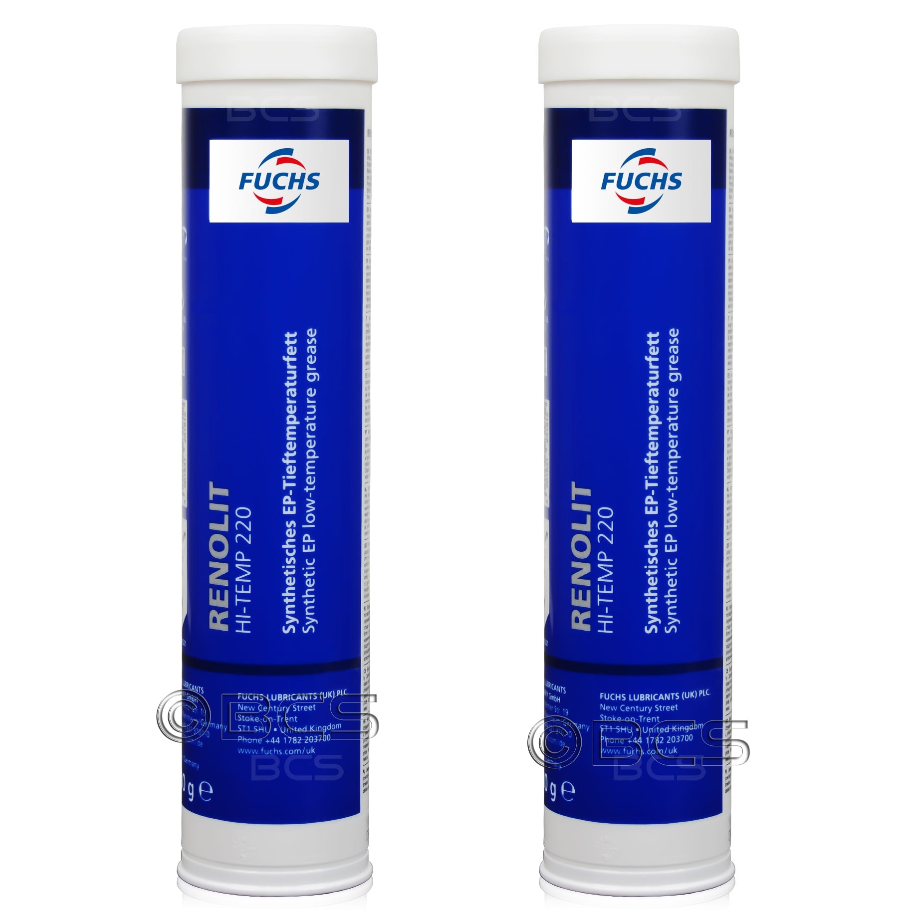 2 sztuki FUCHS RENOLIT HI-TEMP 220 - SMAR LITOWY NLGI 2 - 380g ZESTAW