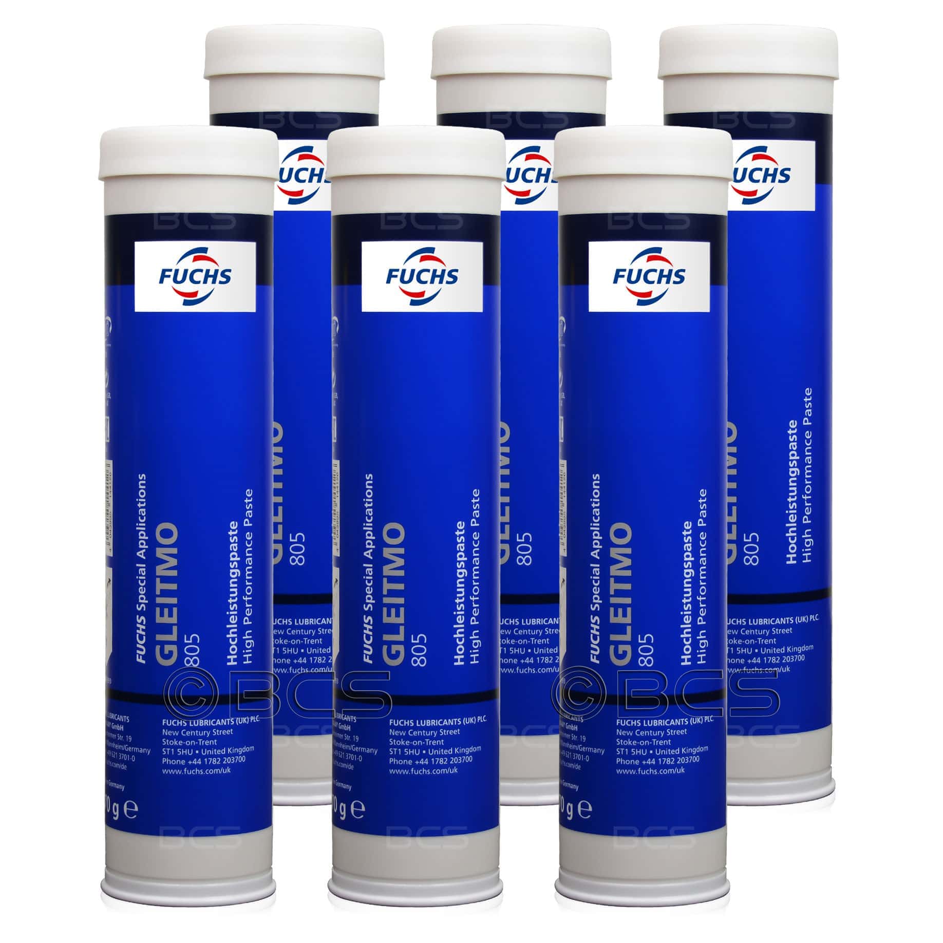 FUCHS GLEITMO 805 - BIAŁA PASTA SMARNA - 440 g - 6 sztuk ZESTAW