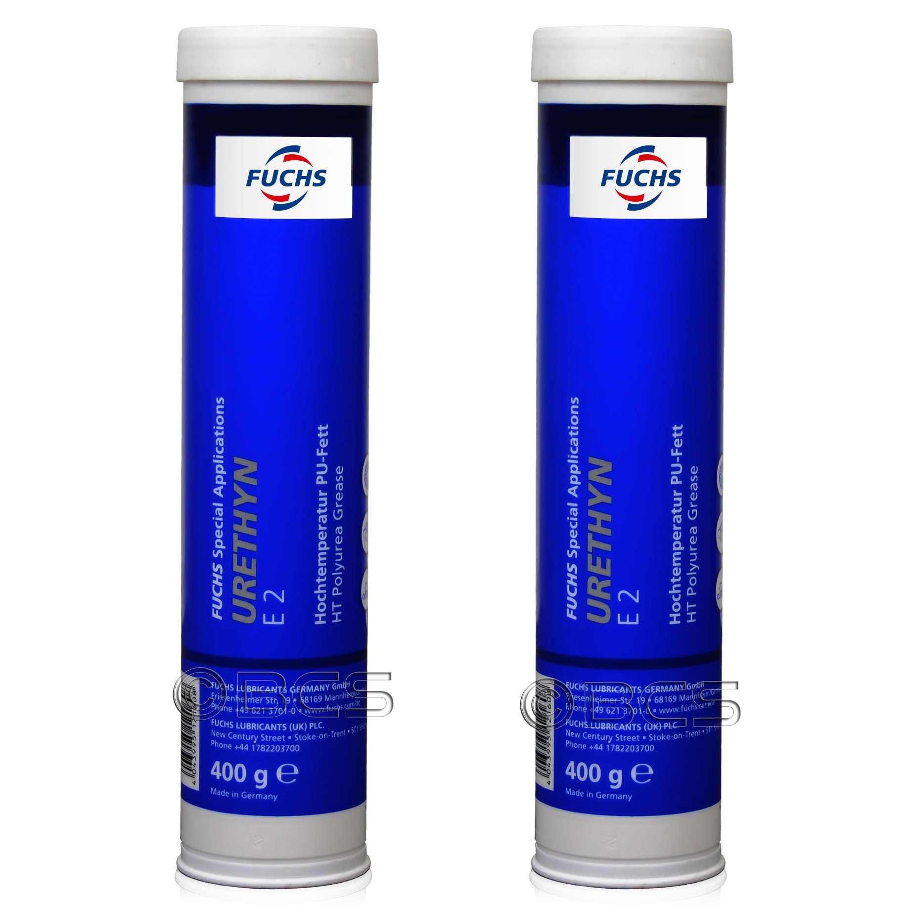 2 sztuki FUCHS URETHYN E2 - SMAR SYNTETYCZNY NLGI 1-2 - 400 g - ZESTAW