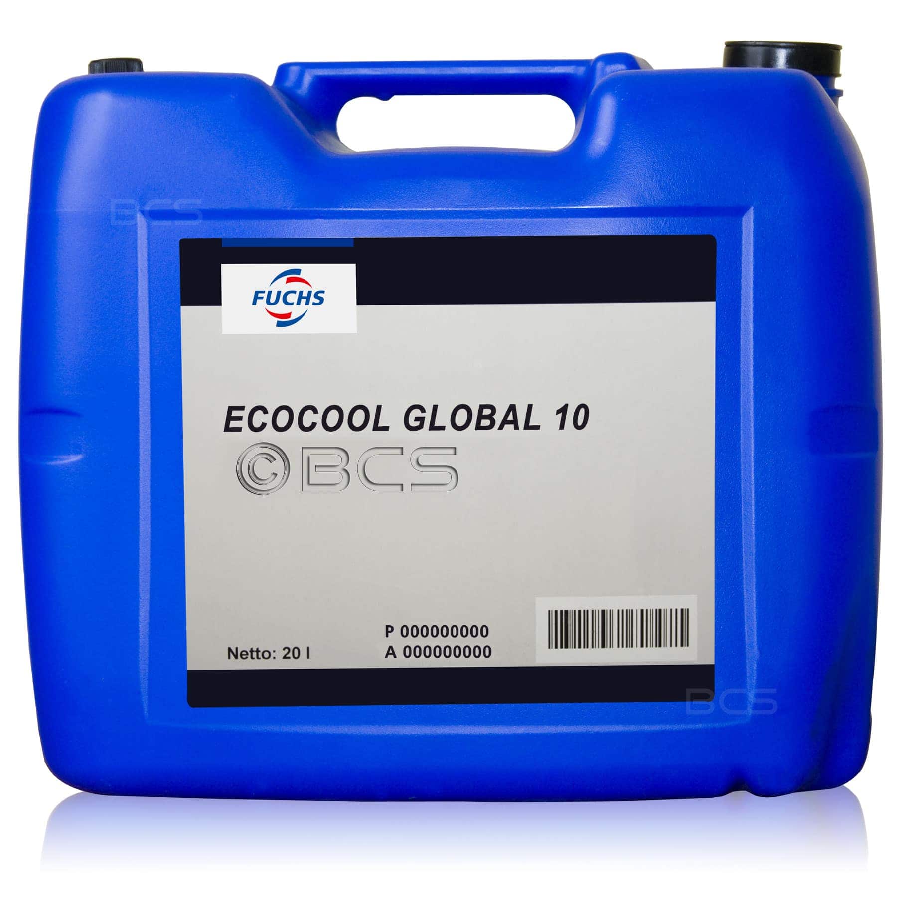 FUCHS ECOCOOL GLOBAL 10 - EMULSJA DO OBRÓBKI SKRAWANIEM - 20 litrów